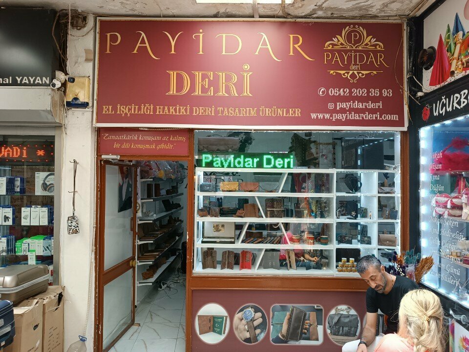 Deri atölyesi Payidar Deri, İzmir, foto