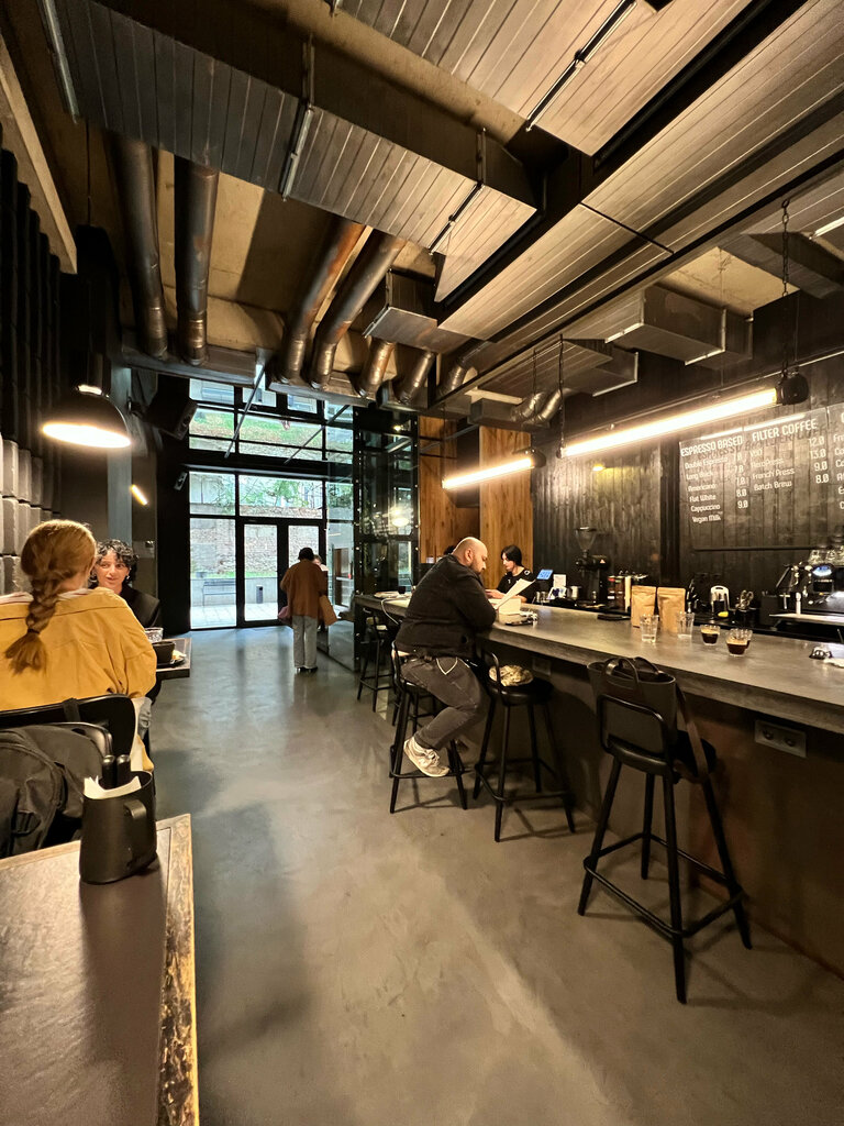 Kahve dükkanları CoffeeLab, Tiflis, foto