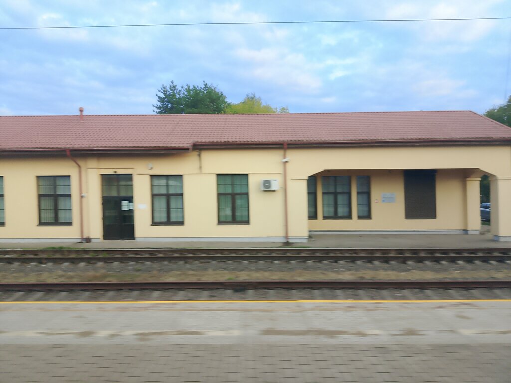 Tren istasyonu Palemono stotis, Kaunas, foto