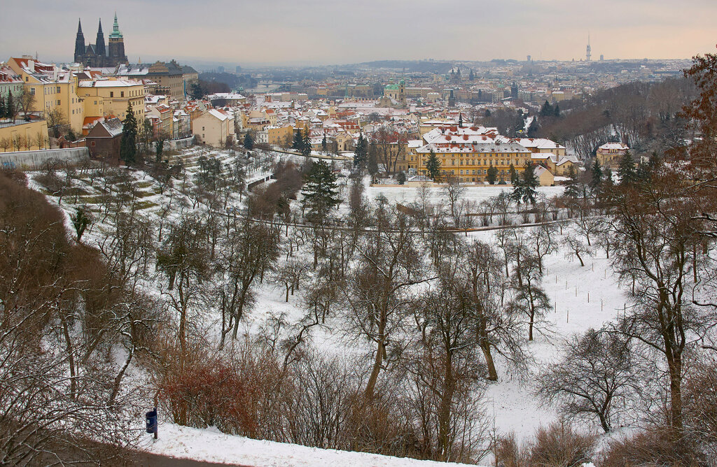 Kültür ve eğlence parkları Velká Strahovská zahrada, Prag, foto