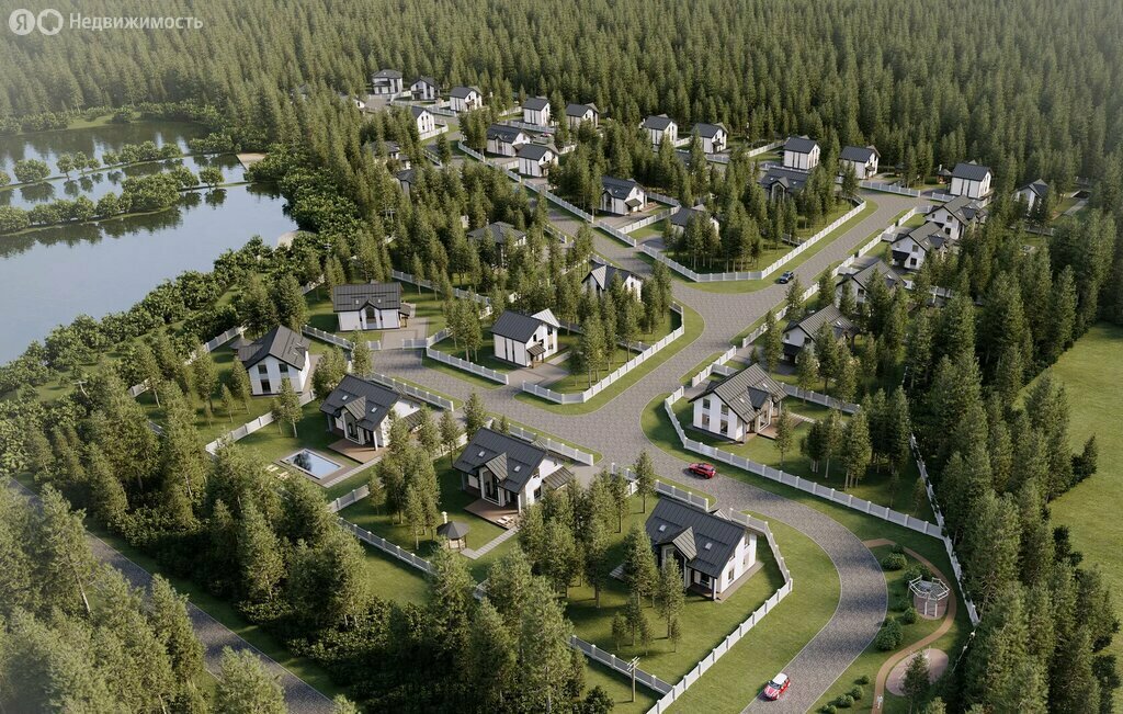Yazlık yerleşim Уютный берег, Saint‑Petersburg ve Leningradskaya oblastı, foto