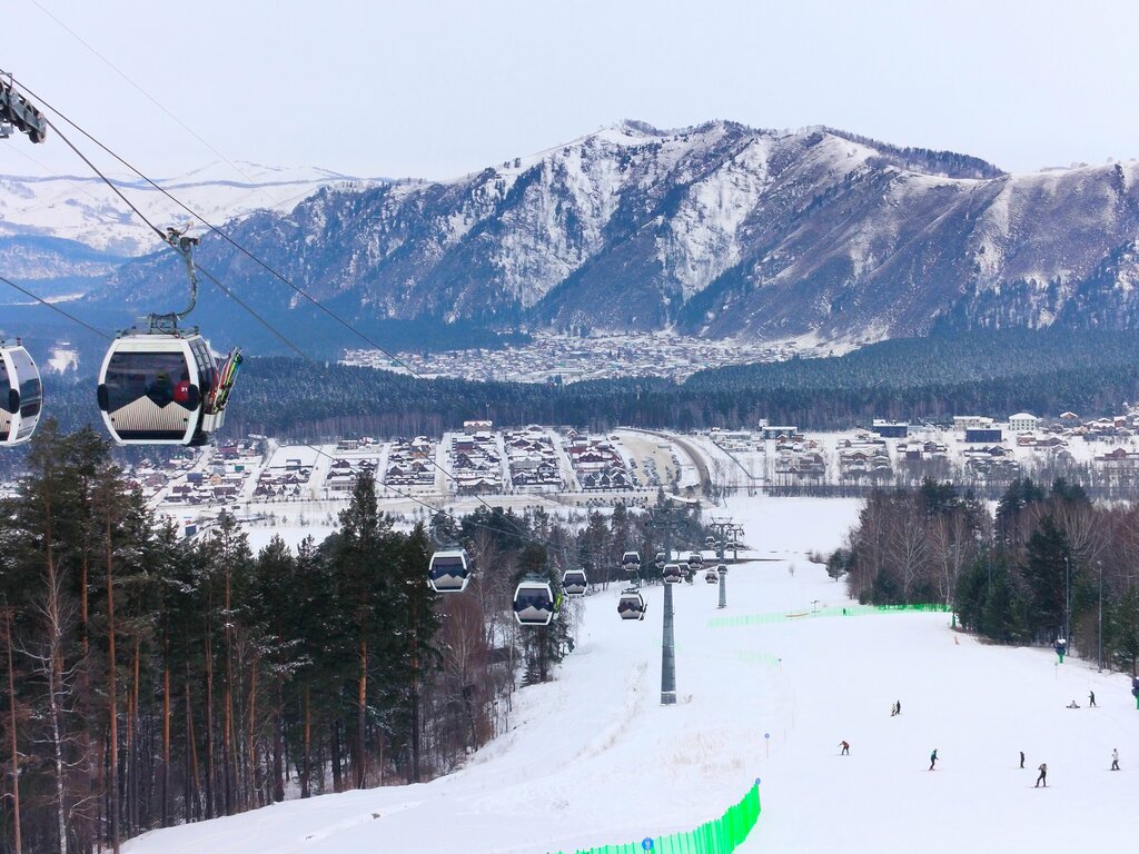 Hızlı ulaşım istasyonu Средняя станция 620 м, Altay Cumhuriyeti, foto