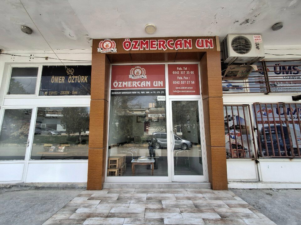 Un ve tahıllar Özmercan Un, Gaziantep, foto