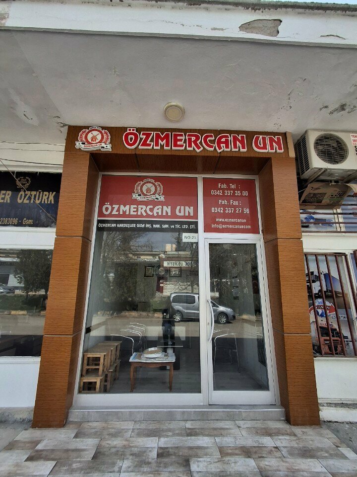 Un ve tahıllar Özmercan Un, Gaziantep, foto