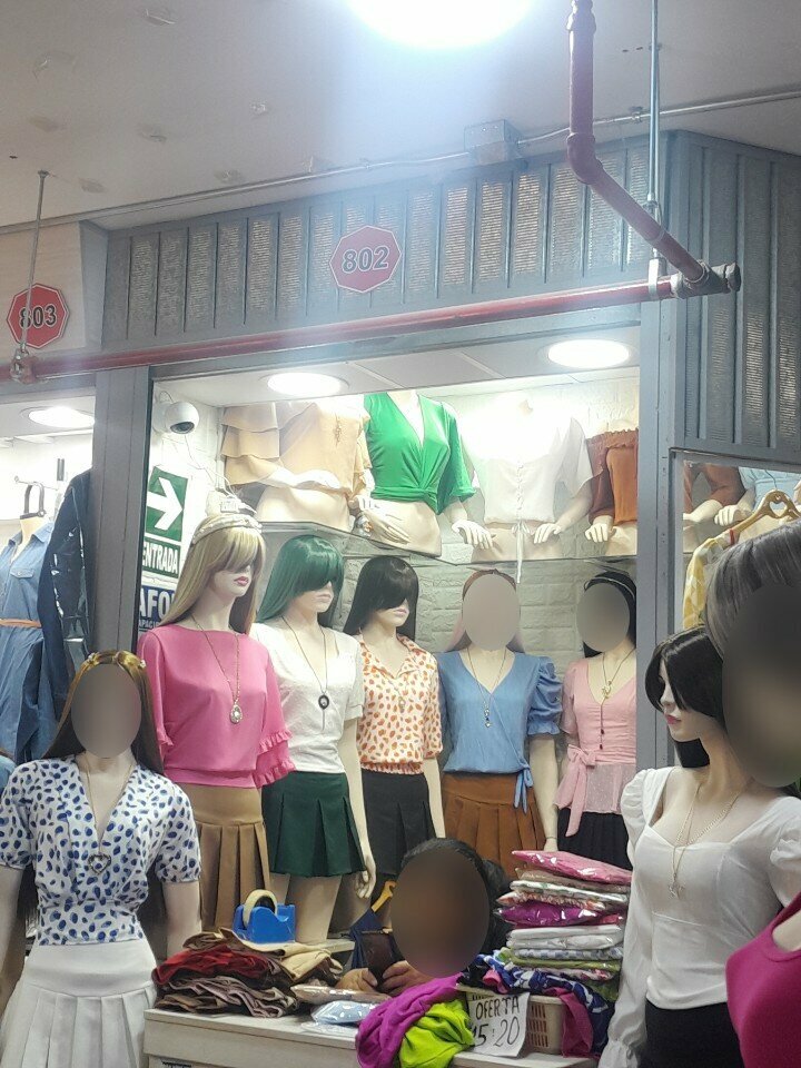 Giyim mağazası Stand 802, Lima, foto