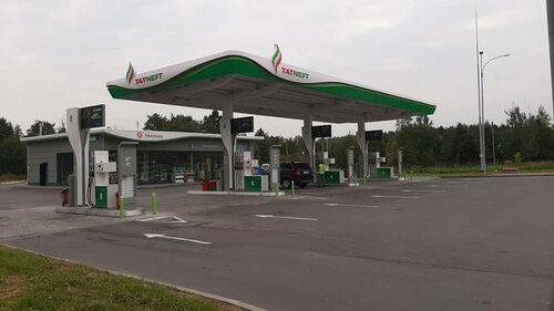 Benzin istasyonu Tatneft', Moskova ve Moskovskaya oblastı, foto