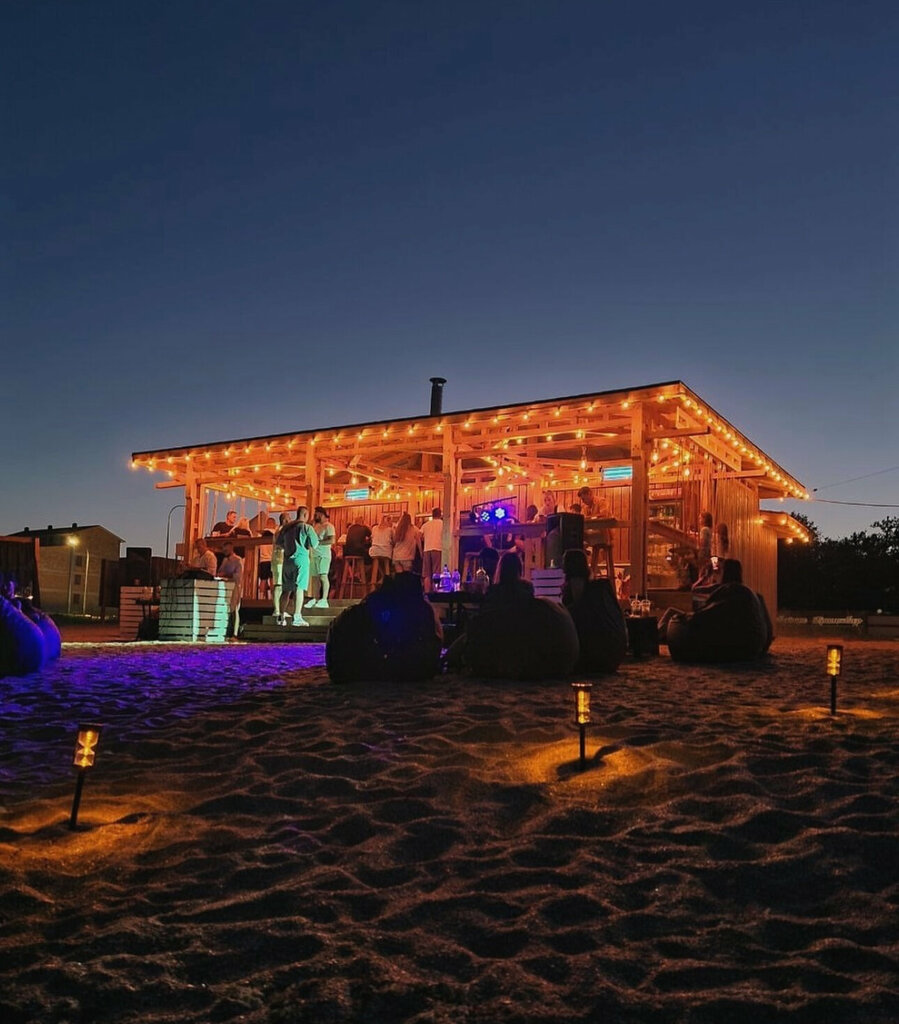 Plaj Sunset lounge beach, Kırım Cumhuriyeti, foto