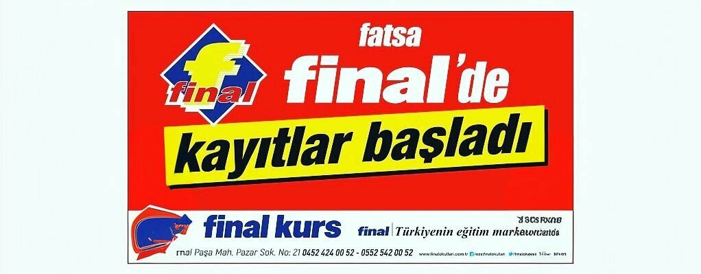 Eğitim merkezleri Fatsa final Özel Öğretim Kursu, Fatsa, foto