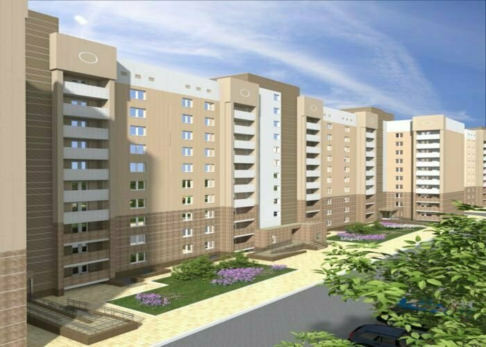 Konut blokları Волга, Saratov, foto