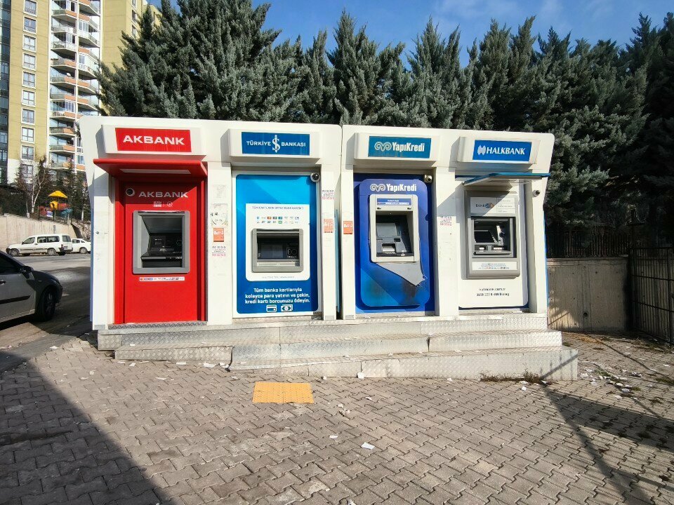 ATM'ler Halkbank ATM, Ankara, foto