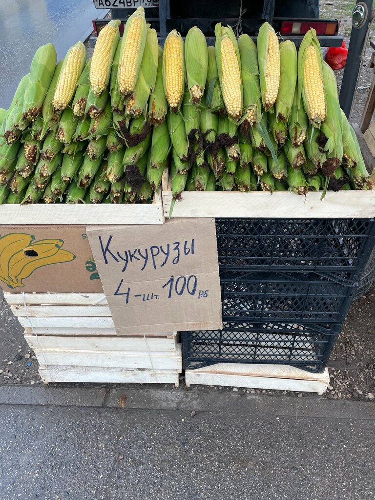 Gıda pazarı Кукурузы, Tolyatti (Togliatti), foto