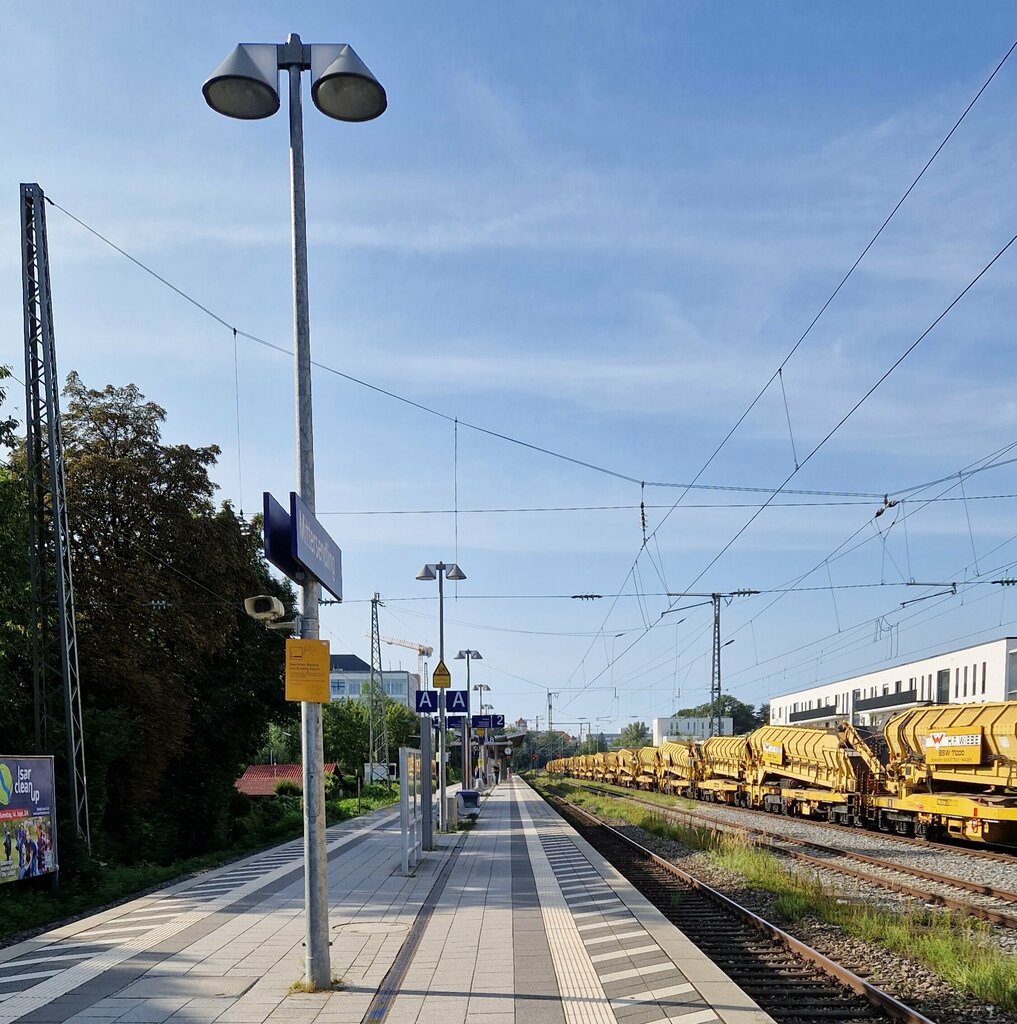 Tren istasyonu Mittersendling, Münih, foto