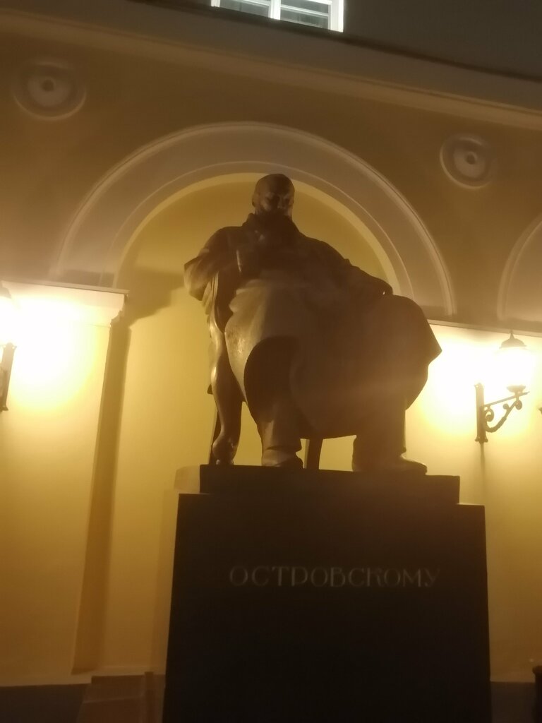 Anıt, heykel Monument to A. Ostrovsky, Moskova, foto