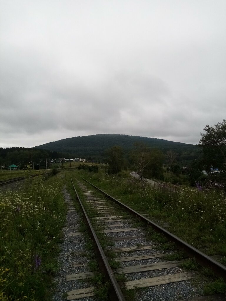 Tren istasyonu остановочный пункт Ищелка, Çeliabinskaya oblastı, foto