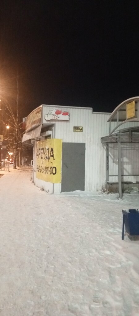 Toplu taşıma durağı Комсомольская улица, Arhangelsk, foto