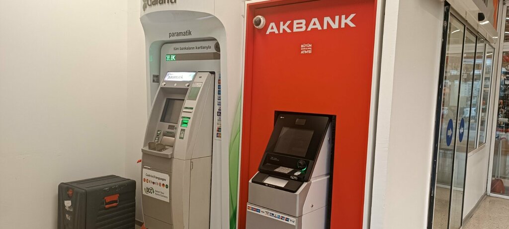 ATM'ler Akbank ATM, İstanbul, foto