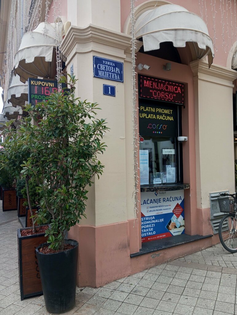 Döviz büroları Corso, Novi Sad, foto