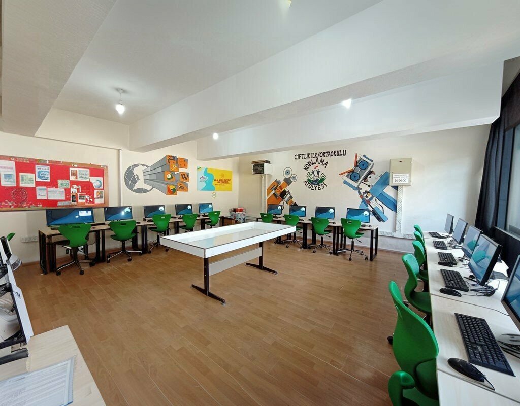 Ortaokul Çiftlik Ortaokulu, Korgan, foto