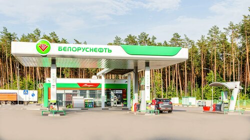 Benzin istasyonu Belorusneft, Gomelskaya oblastı, foto