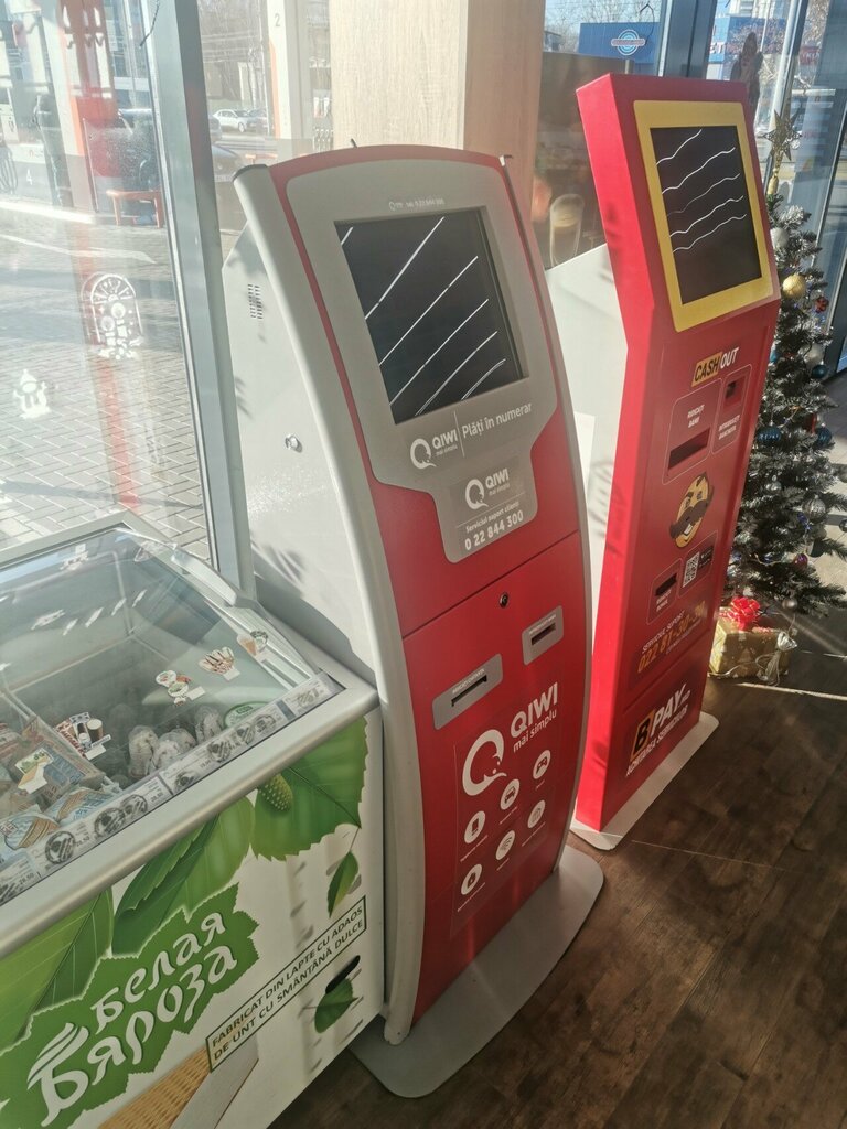 Ödeme terminali Qiwi, Beltsi, foto