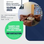 Atılım Üniversitesi Kadriye Zaim Kütüphanesi (Ankara, Gölbaşı, Kızılcaşar Mah., 1184. Cad., 13F), kütüphaneler  Ankara'dan