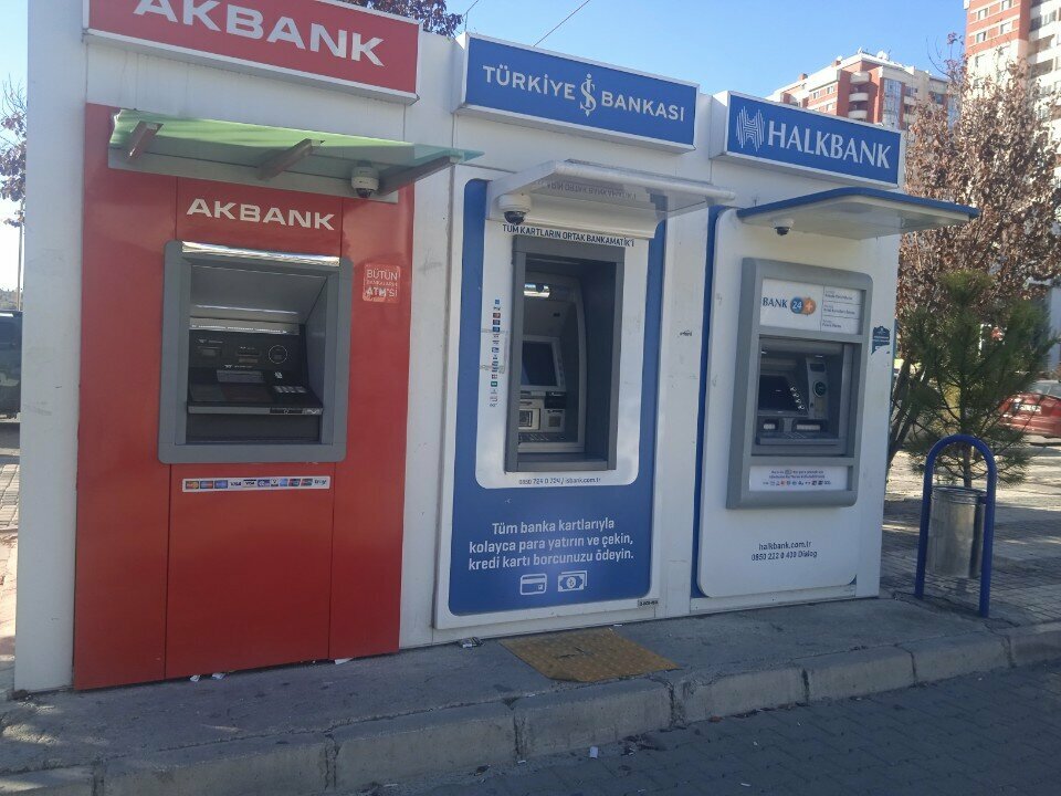 ATM'ler Türkiye İş Bankası Bankamatik, Ankara, foto