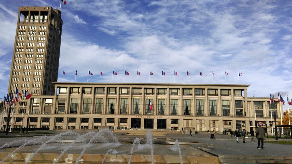 Belediyeler, devlet daireleri Hôtel de ville du Havre, Le Havre, foto