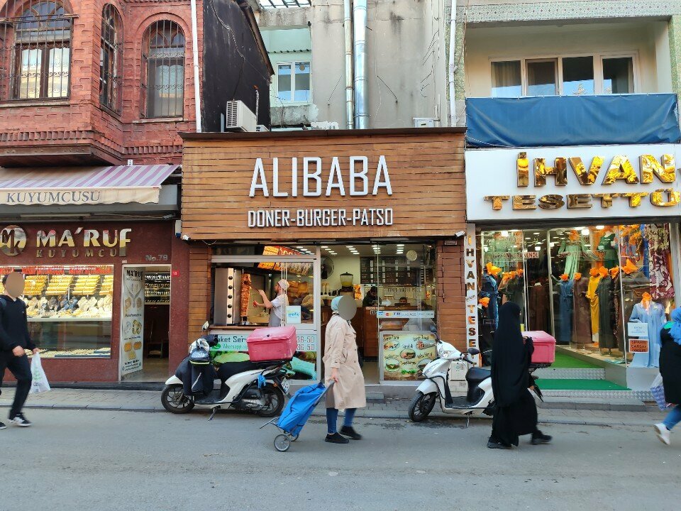 Fast food Alibaba Döner-Burger-Patso, İstanbul, foto