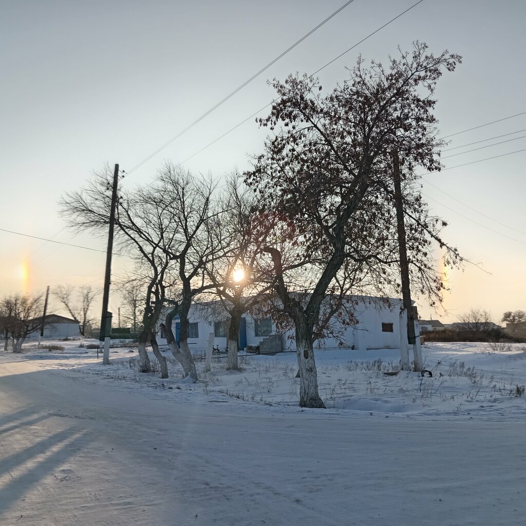Benzin istasyonu Akron, Karağandı eyaleti, foto