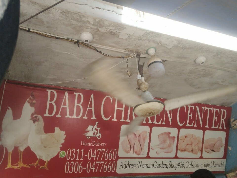 Kanatlı hayvan ürünleri ve yumurta Baba chiken shop, Karaçi, foto