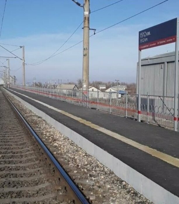 Tren istasyonu 1512 км, Astrahanskaya oblastı, foto