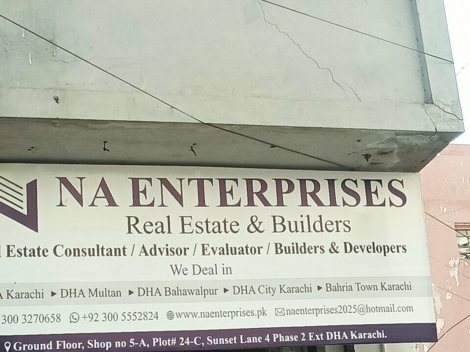 Emlak ofisi Na enterprises, Karaçi, foto