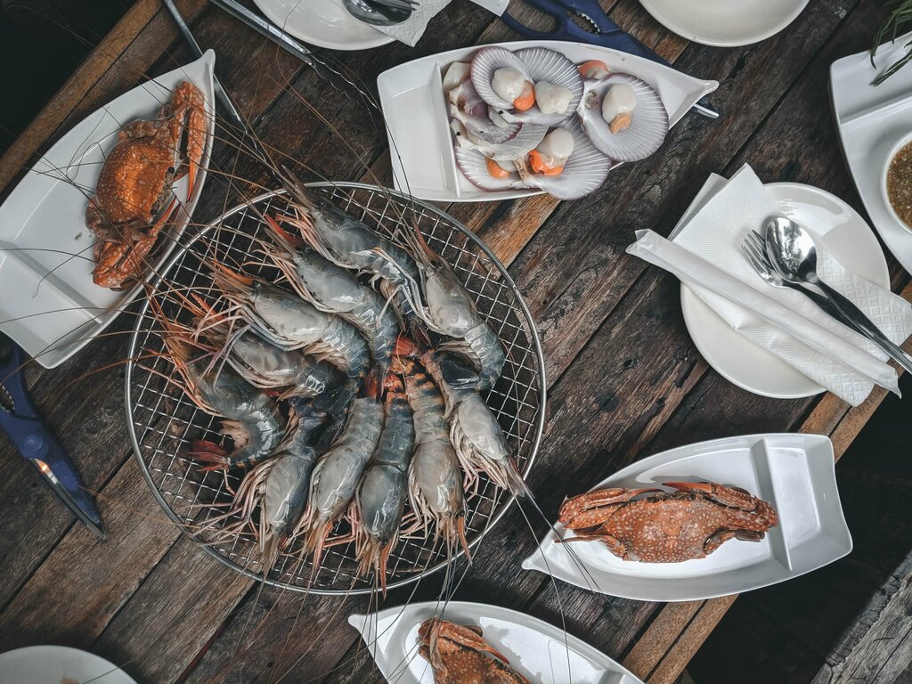 Balık ve deniz ürünleri Faisal Abdullah Seafood Processing, Dubai, foto