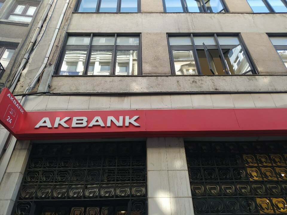 ATM'ler Akbank ATM, İstanbul, foto