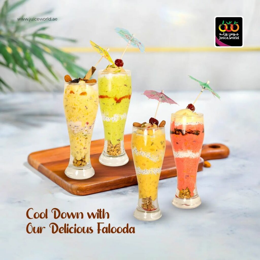 Kafe Juice World, Dubai, foto