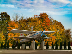 Teknoloji anıtı Plane An-2, Yegoryevsk, foto