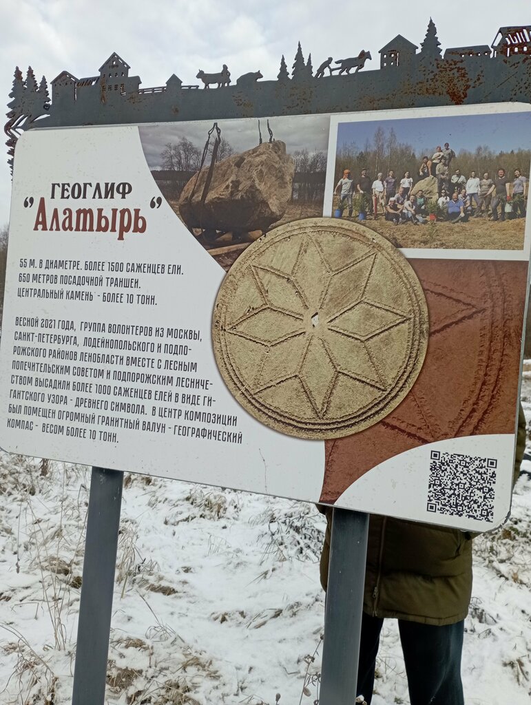 Turistik yerler Геоглиф - Алатырь, Saint‑Petersburg ve Leningradskaya oblastı, foto