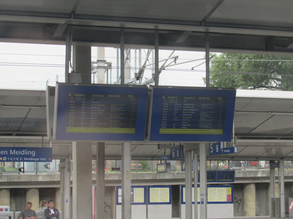 Tren istasyonu Wien Meidling, Viyana, foto