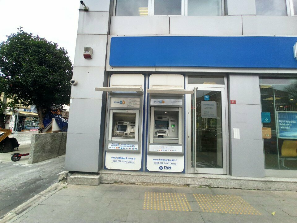 ATM'ler Halkbank ATM, İstanbul, foto