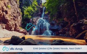 Erikli Şelalesi (Yalova, Çınarcık, Teşvikiye Beldesi, İstiklal Mah.), şelale  Çınarcık'tan