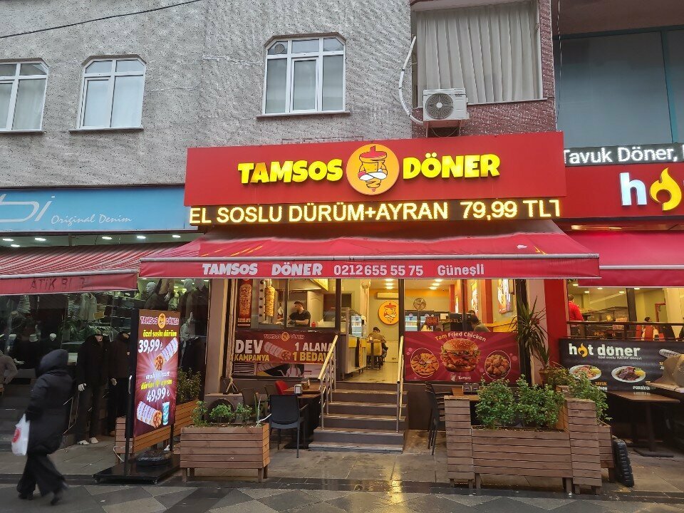 Fast food Tamsos Döner, İstanbul, foto