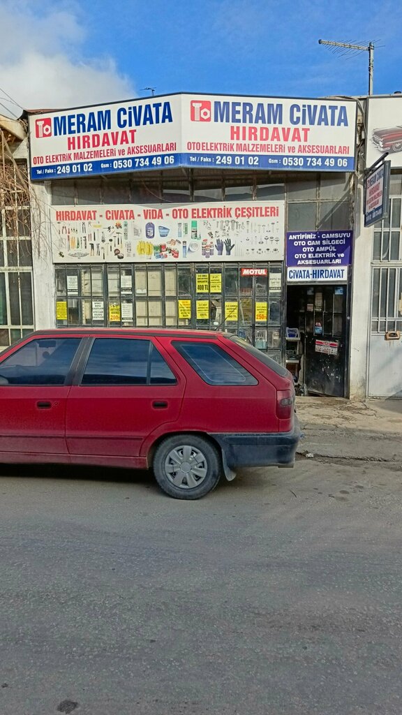 Conta ve keçe takma aletleri Meram Civata Hırdavat, Konya, foto