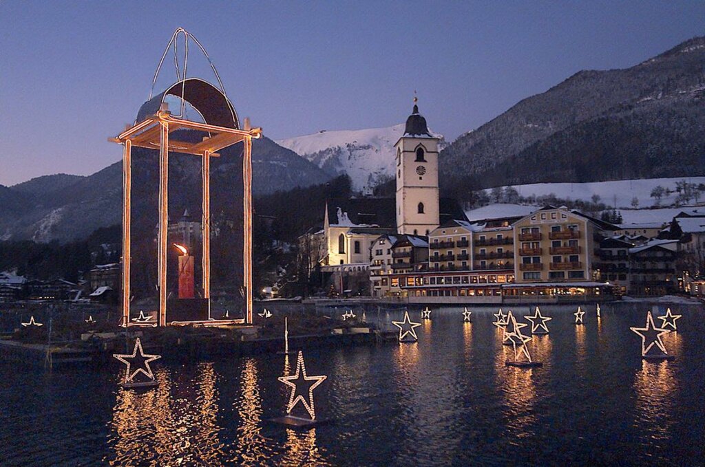 Otel Romantik Residenz Ferienwohnungen Hotel Im Weissen Rössl, Yukarı Avusturya, foto