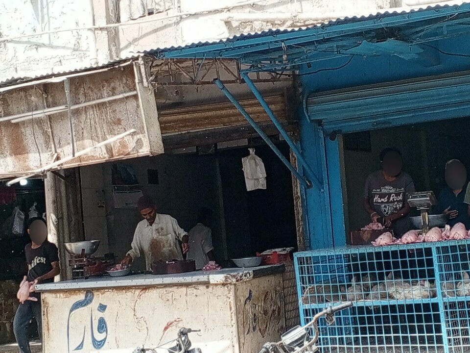 Market Madani Poultry Store, Karaçi, foto