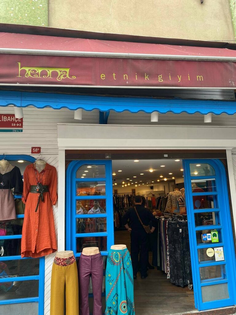 Giyim mağazası Henna Etnik Giyim, İstanbul, foto