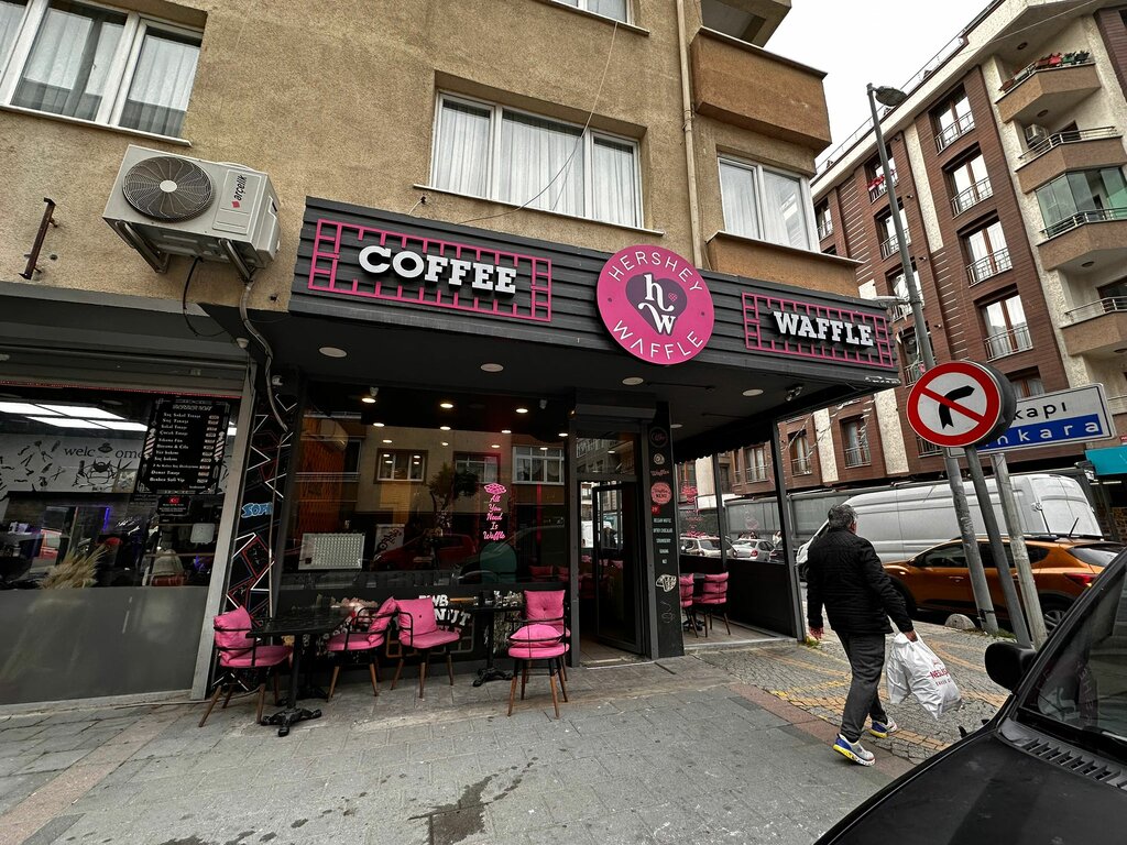 Kafe Hershey Waffle, İstanbul, foto