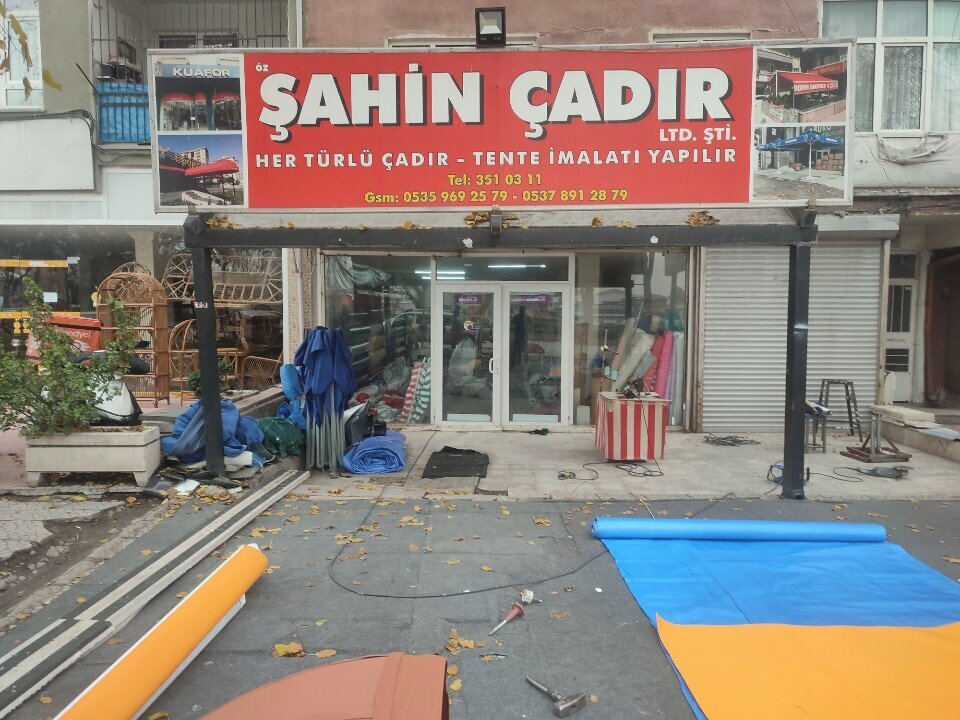Çerçeve ve çadır yapıları Şahin Çadır, Ankara, foto