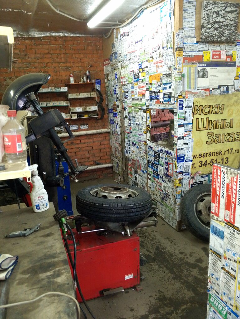 Oto lastik tamiri Shinomontazh Master shin, Mordovya, foto