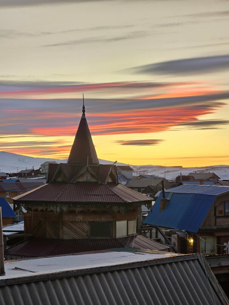 Konuk evi Ivolga, İrkutskaya oblastı, foto