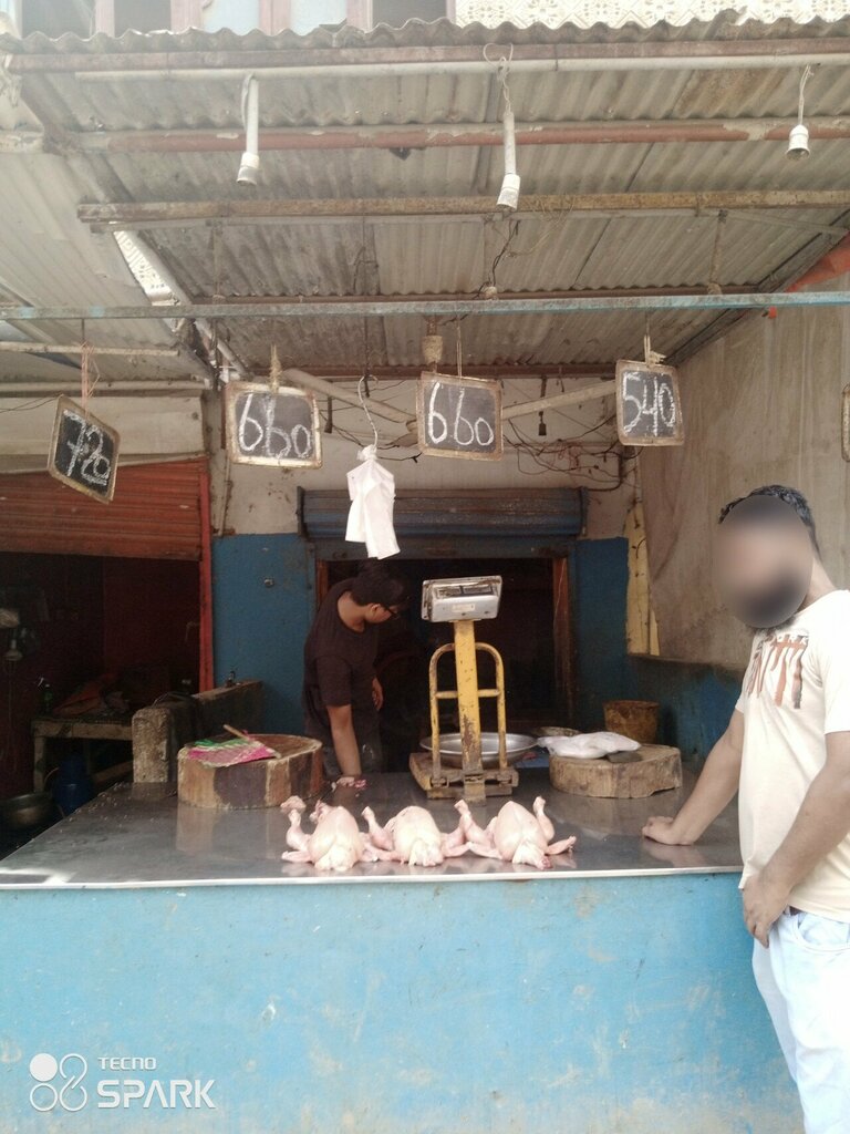 Kanatlı hayvan ürünleri ve yumurta Shakir chikan center, Karaçi, foto